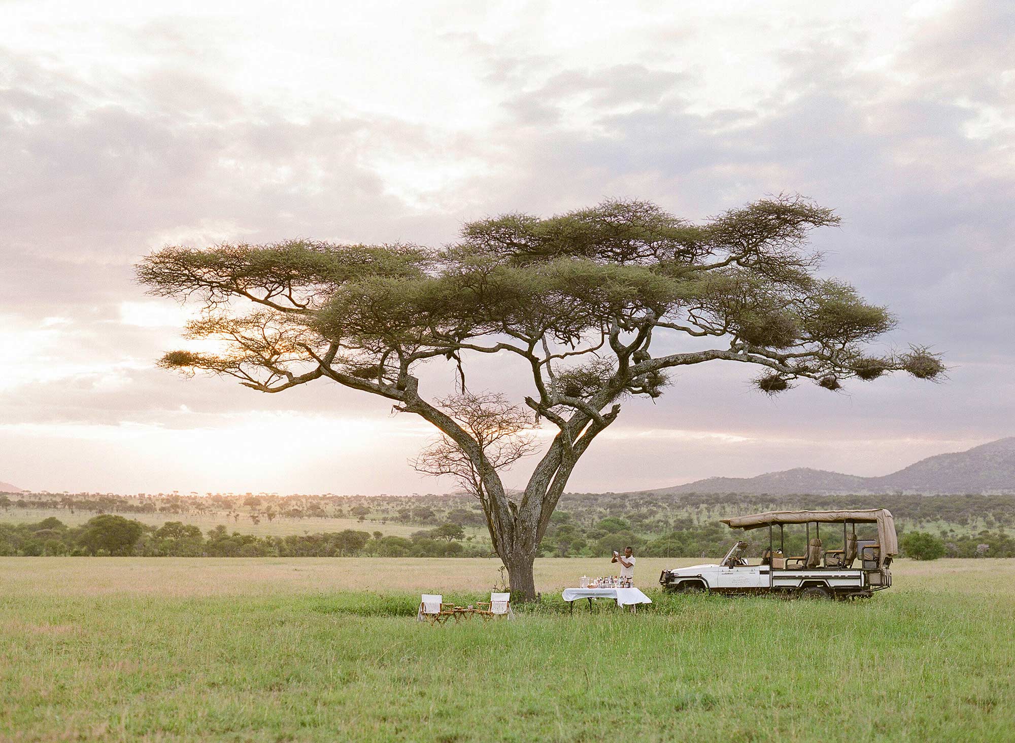 Sundowner | Luxury African Safari | Serengeti, Tanzania